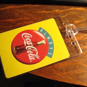 Coca Cola | Bags | Coca Cola Coke Soda Pop Luggage Tag | Poshmark